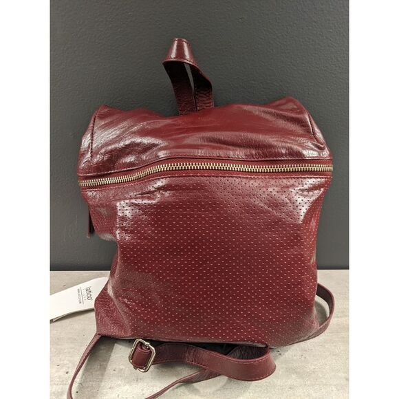 latico | Bags | Nwt Latico Burgundy Leather Backpack Perforated Pattern ...